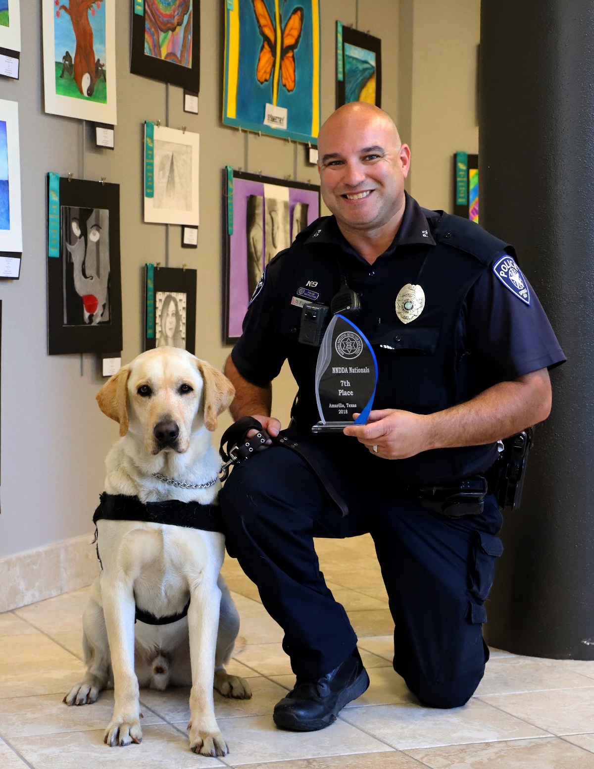 Spring ISD K-9 Brings Home Trophy