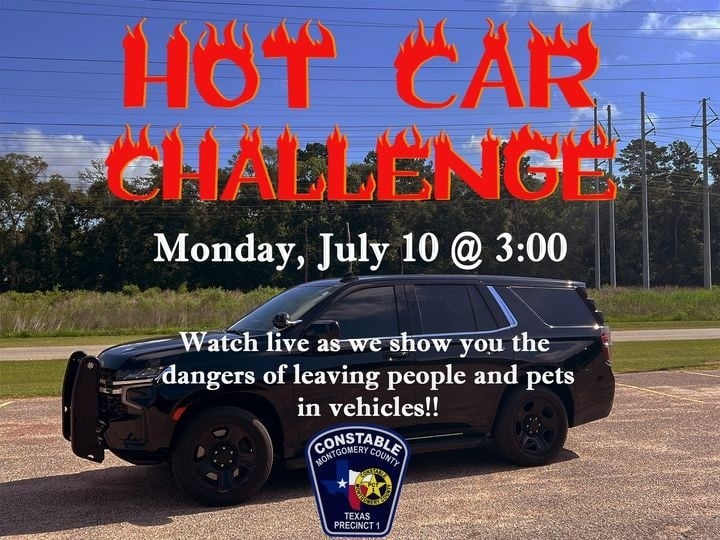 Constable Office Performing Hot Car Challenge - July 10, 2023